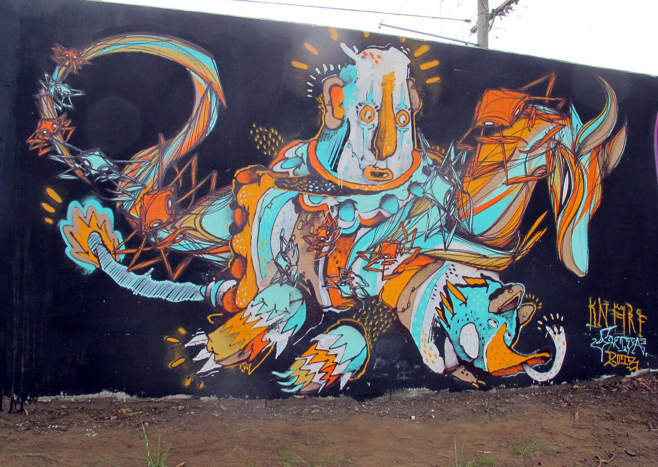 Shida x Knarf New Mural In Tweed Heads, Australia – StreetArtNews