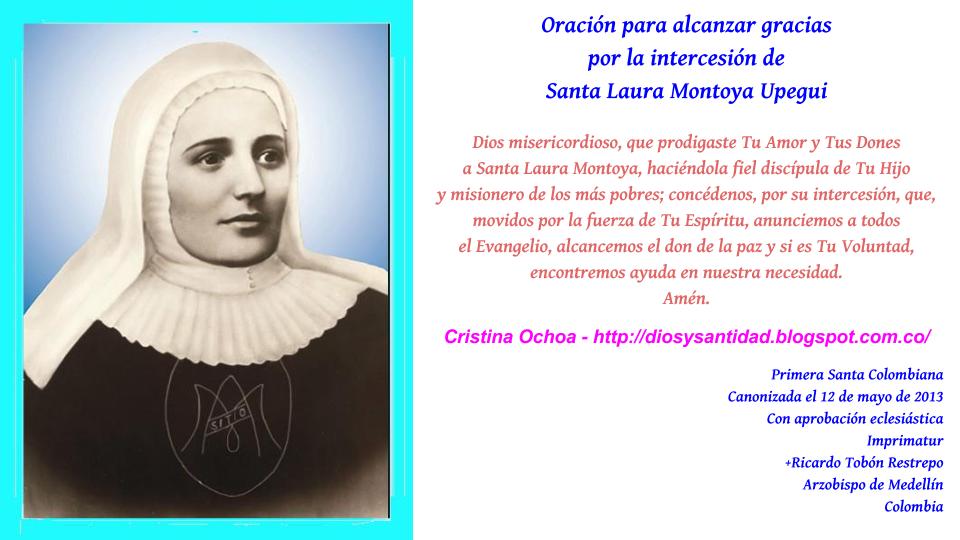 AMOR ETERNO: Santa Laura de Santa Catalina de Siena Montoya Upegui ...