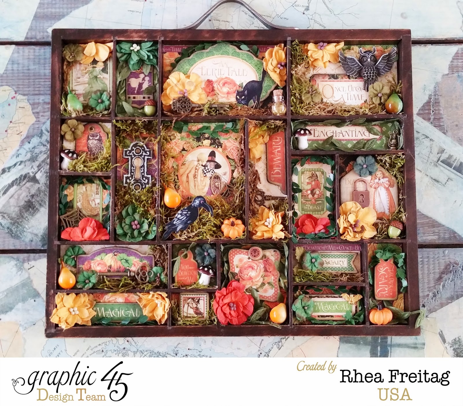 starrgazer creates: Eerie Tale Letterbox Tray