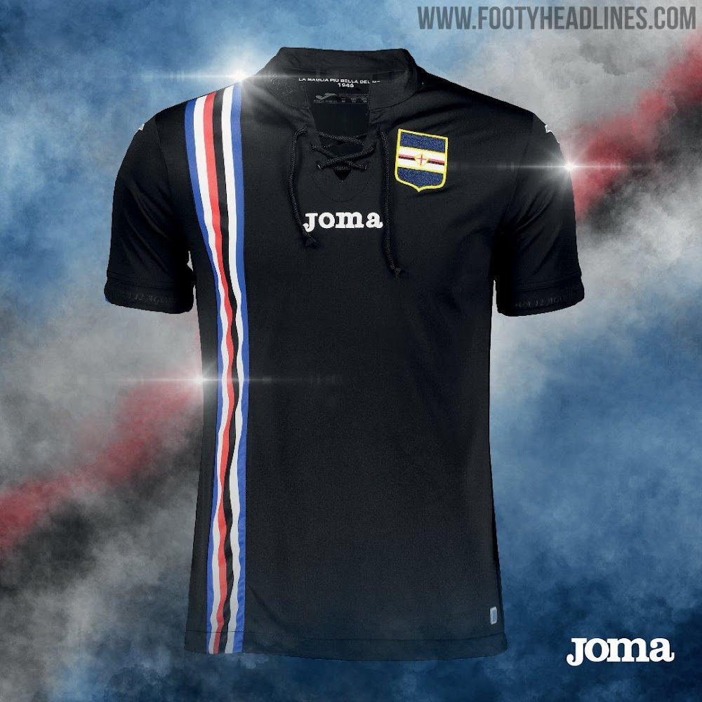 Sampdoria 18-19 Home, Away & Third Kits Revealed - Footy Headlines