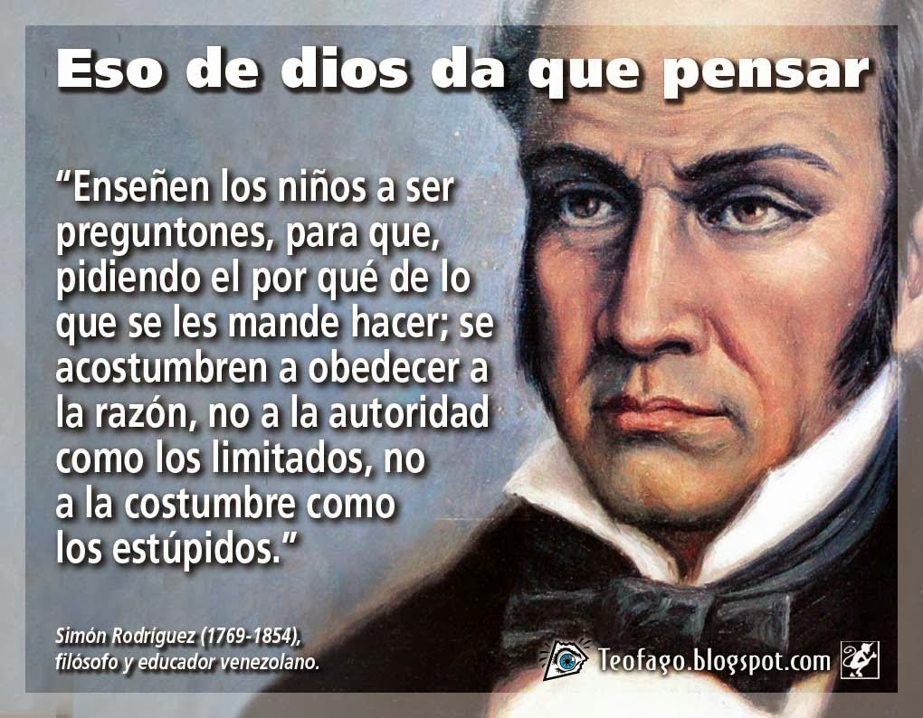 Teófago: Simón Rodríguez