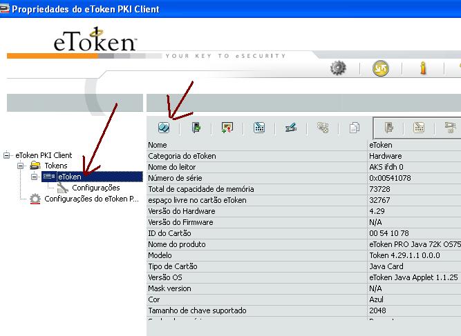 INSTALAÇÃO DE TOKEN - DL TECNOLOGIA: maio 2011