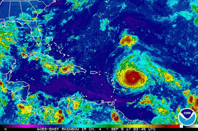 “Irma” ya es huracán categoría 5; Centro de Huracanes coloca aviso para ...