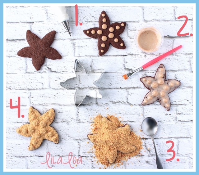 How to Make Decorated Starfish Cookies