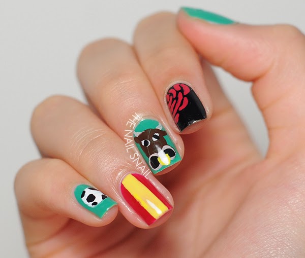 The Nail Snail: World Cup Nails