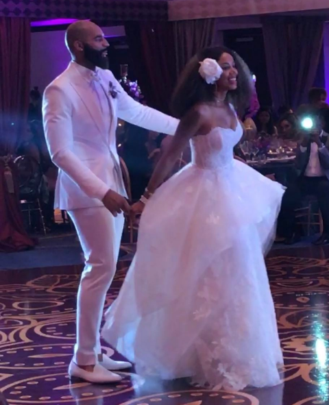 NBA's Carlos Boozer Weds Aneshka in Fontainebleau Miami Beach.