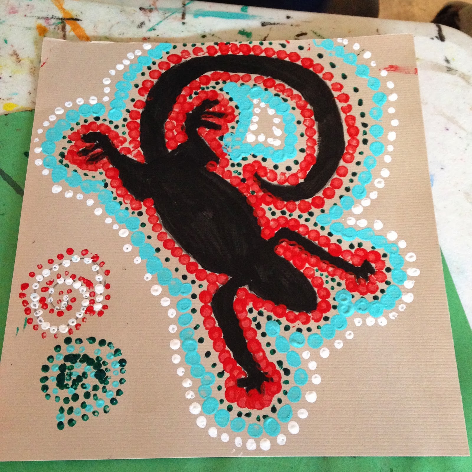 Rachel Allen Dillon - mom, artist, author: Aboriginal Acrylic Dot ...