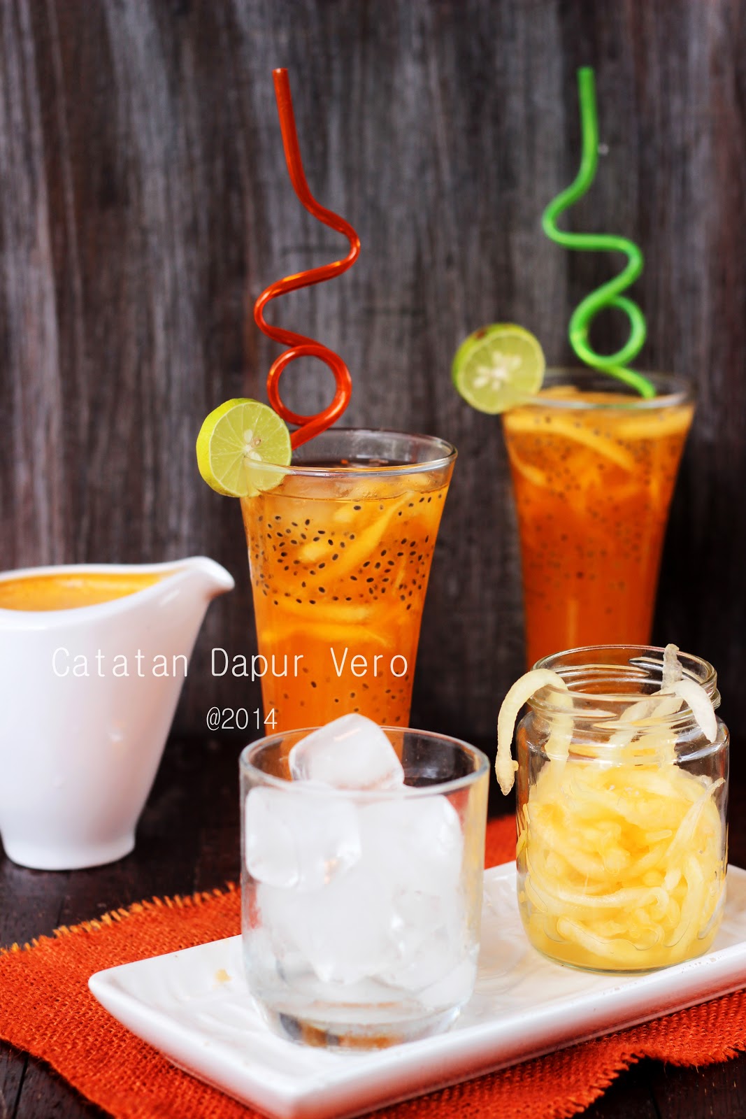 Catatan Dapur Vero: PUNCH BLEWAH SARI JERUK