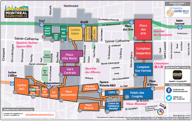 Le blog de Cathnounourse: Le réseau souterrain montréalais : RESO
