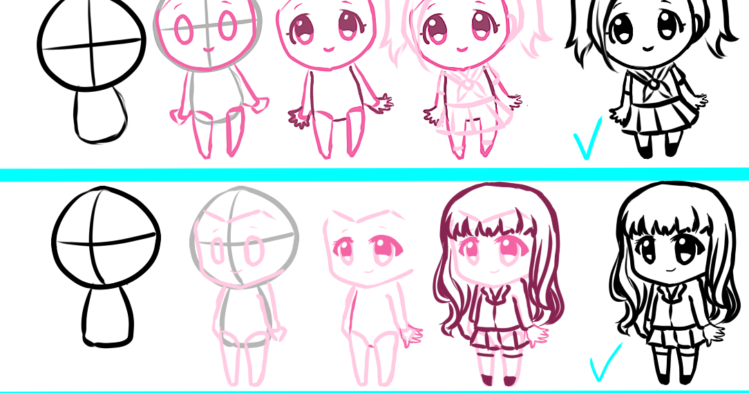 Vocal Draw Moe~: Cara menggambar chibi / sd