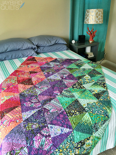 Jaybird Quilts: Tula Pink Eden Stereo Quilt + a Fat Quarter Giveaway