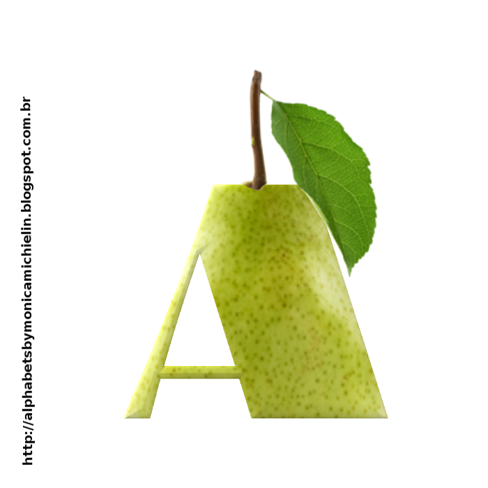 Monica Michielin Alphabets: PERA ALFABETO PNG E OS BENEFICIOS DA PERA ...