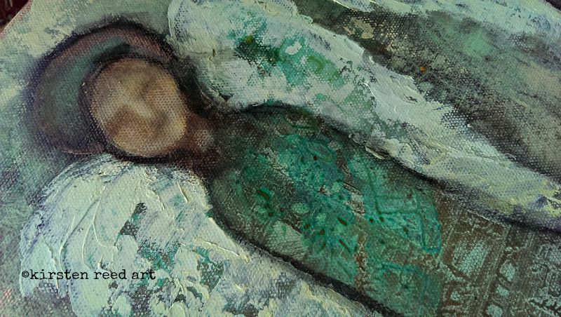 keystrokes & kaleidoscopes: Antiqued Angels with VerDay Paints ...