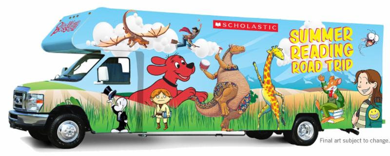 Shoreline Area News: Clifford the Big Red Dog and Reading Roadtrip bus ...
