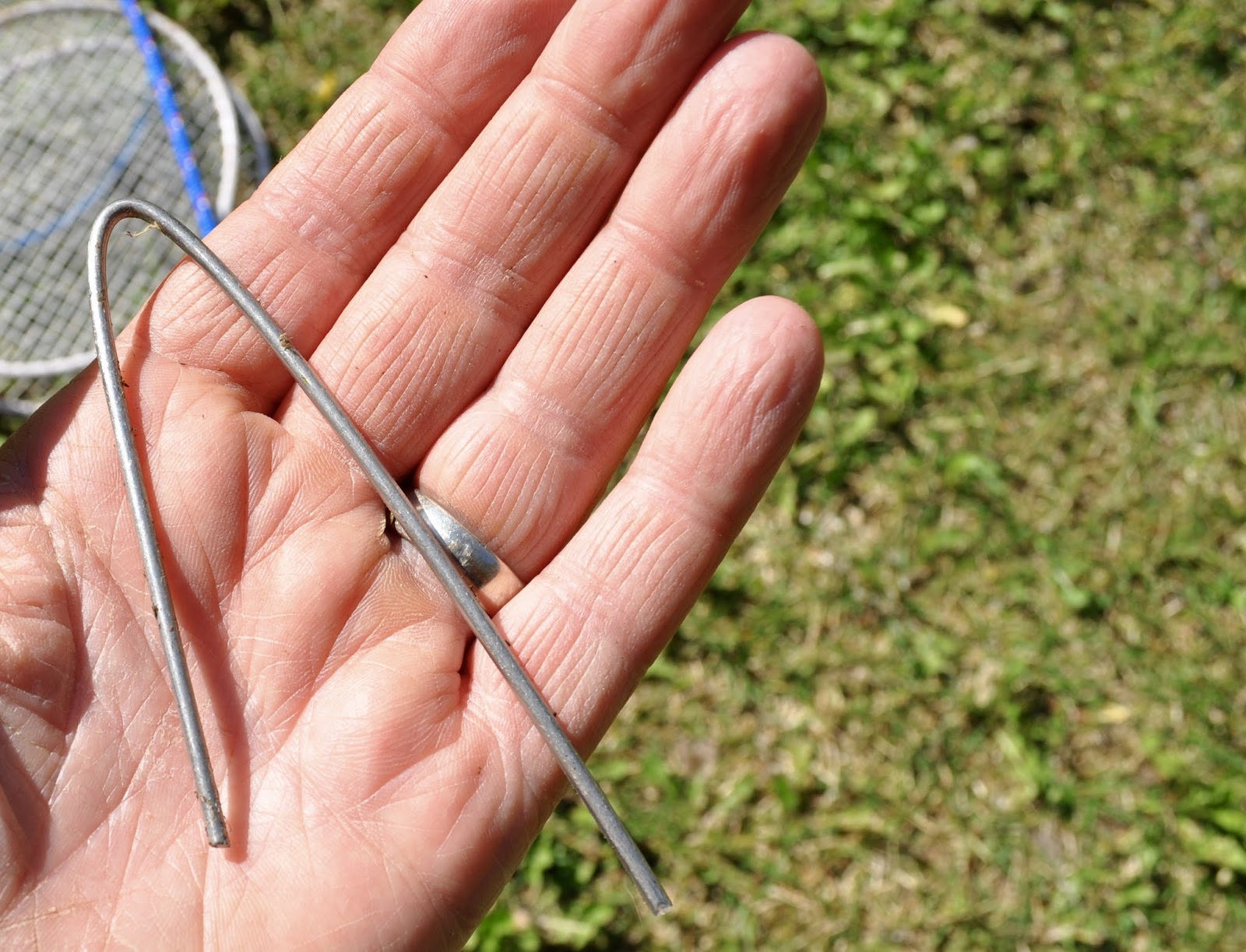 Easy DIY Backyard Badminton or Volleyball Court | Little House Big Alaska