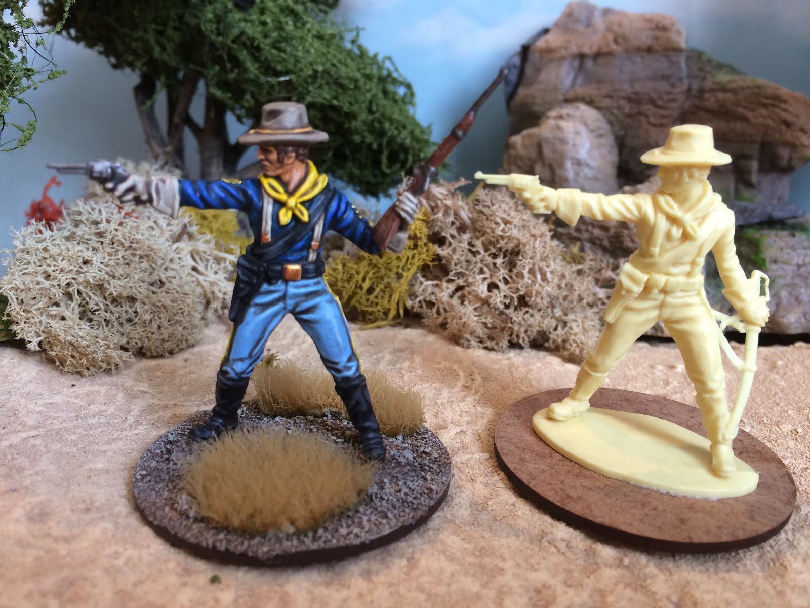 Andy's Wargaming Blog: 54mm Western Movie Wargames - US Cavalry, 'John ...