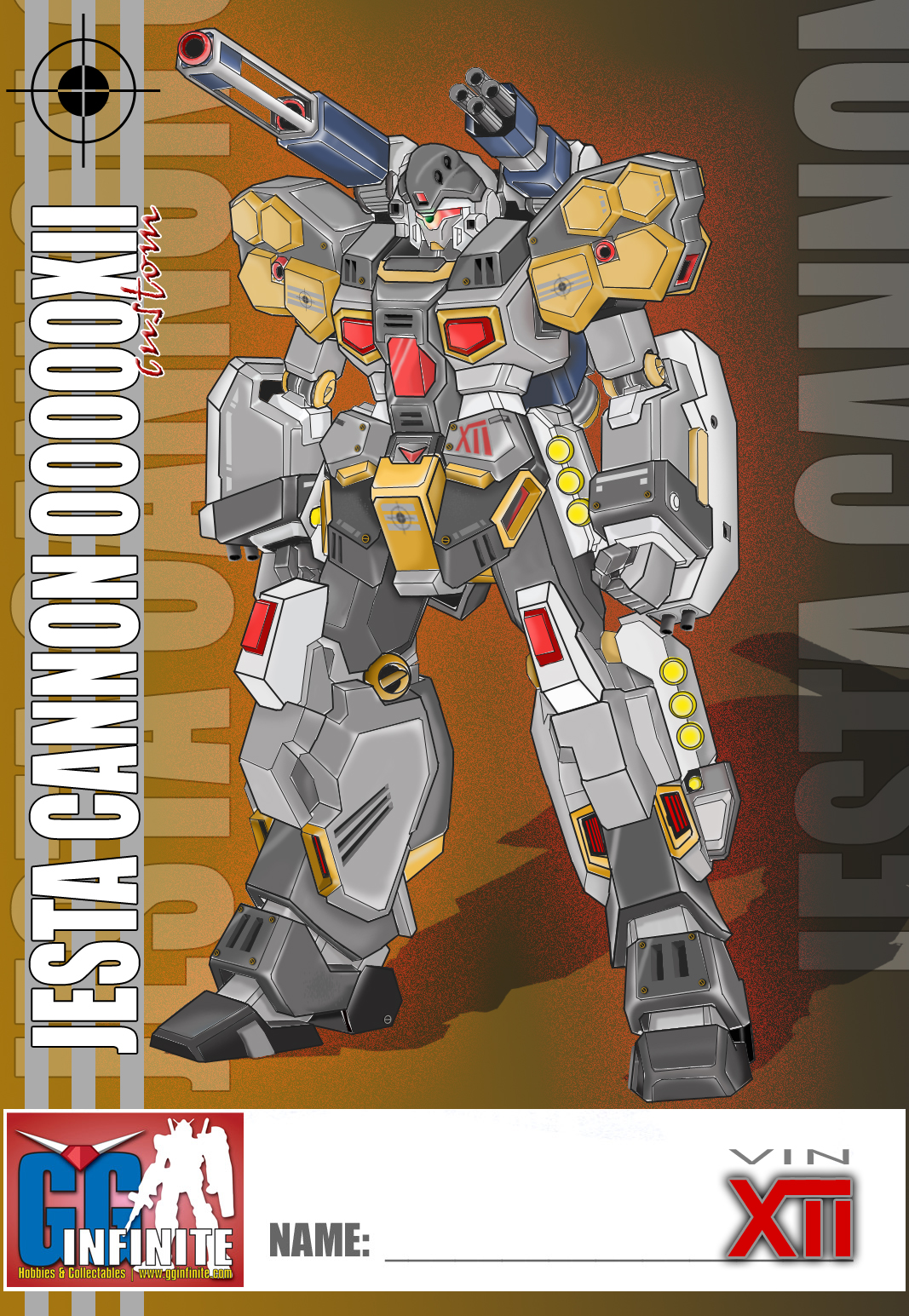 GUNDAM GUY: GG INFINITE MARCH CONTEST: JESTA CANNON COLOR SCHEME ...