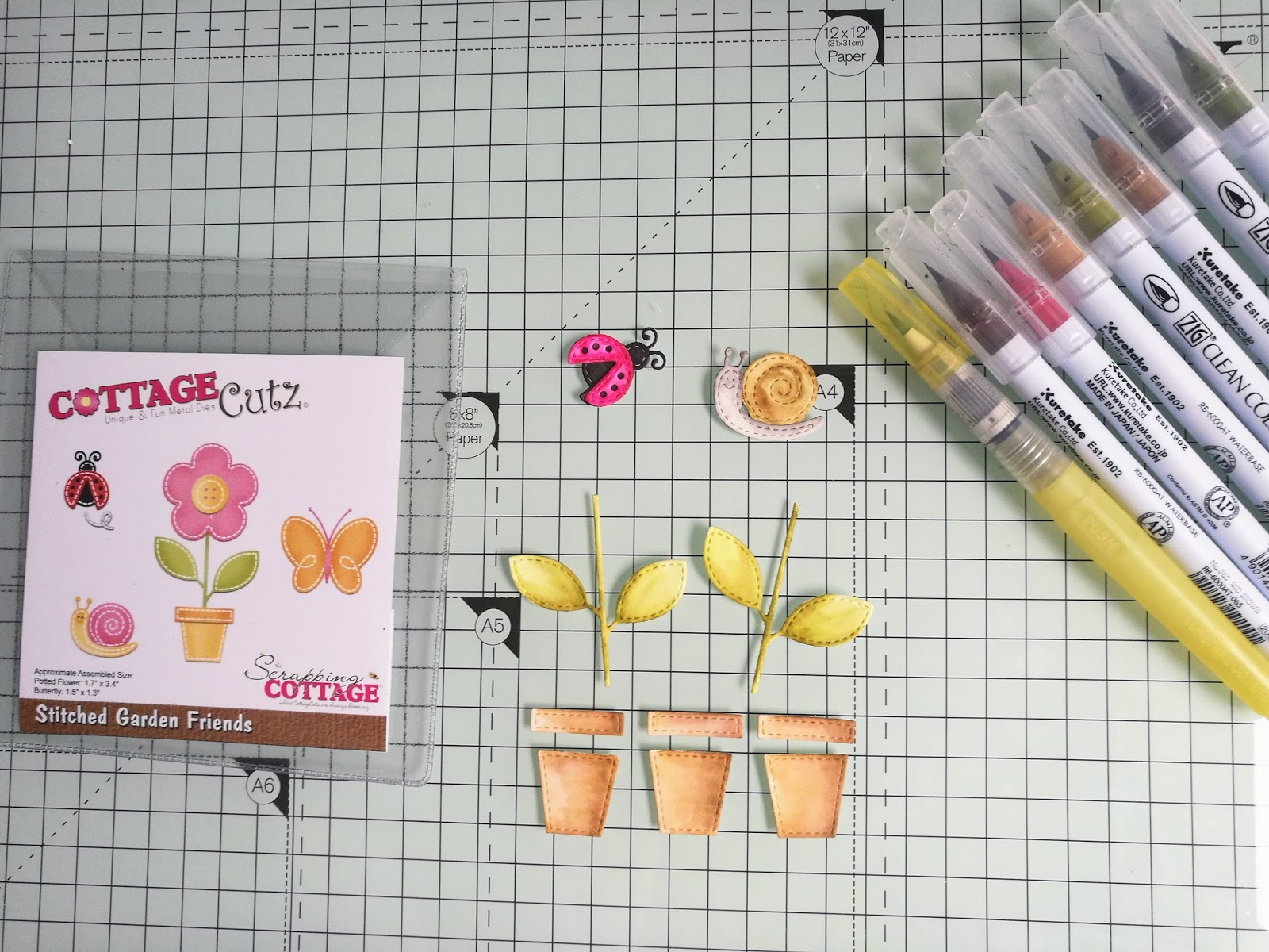 CottageCutz: Stitched Spring Garden