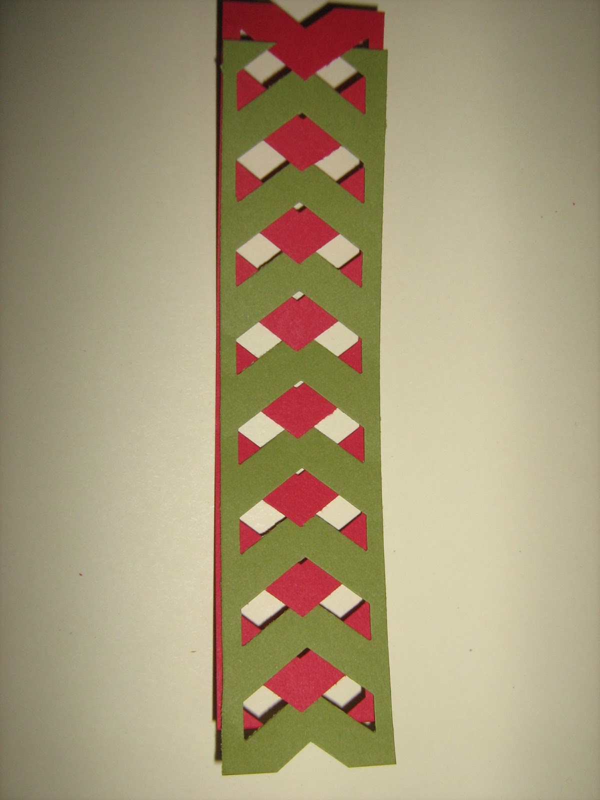 Sharon It With You: Weaving the Chevron punch strips