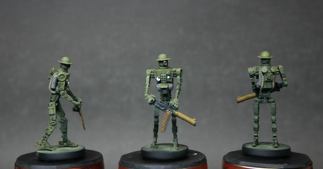 Quixotic Gamer: Konflikt 47 - British Automated Infantry (MMG)