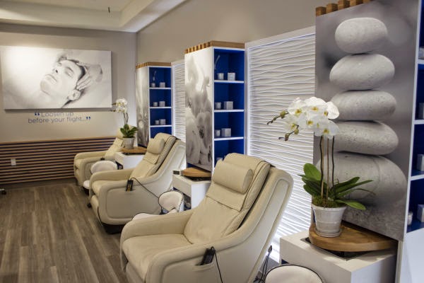 Relaxation stations at Be Relax in JetBlue’s T5.
