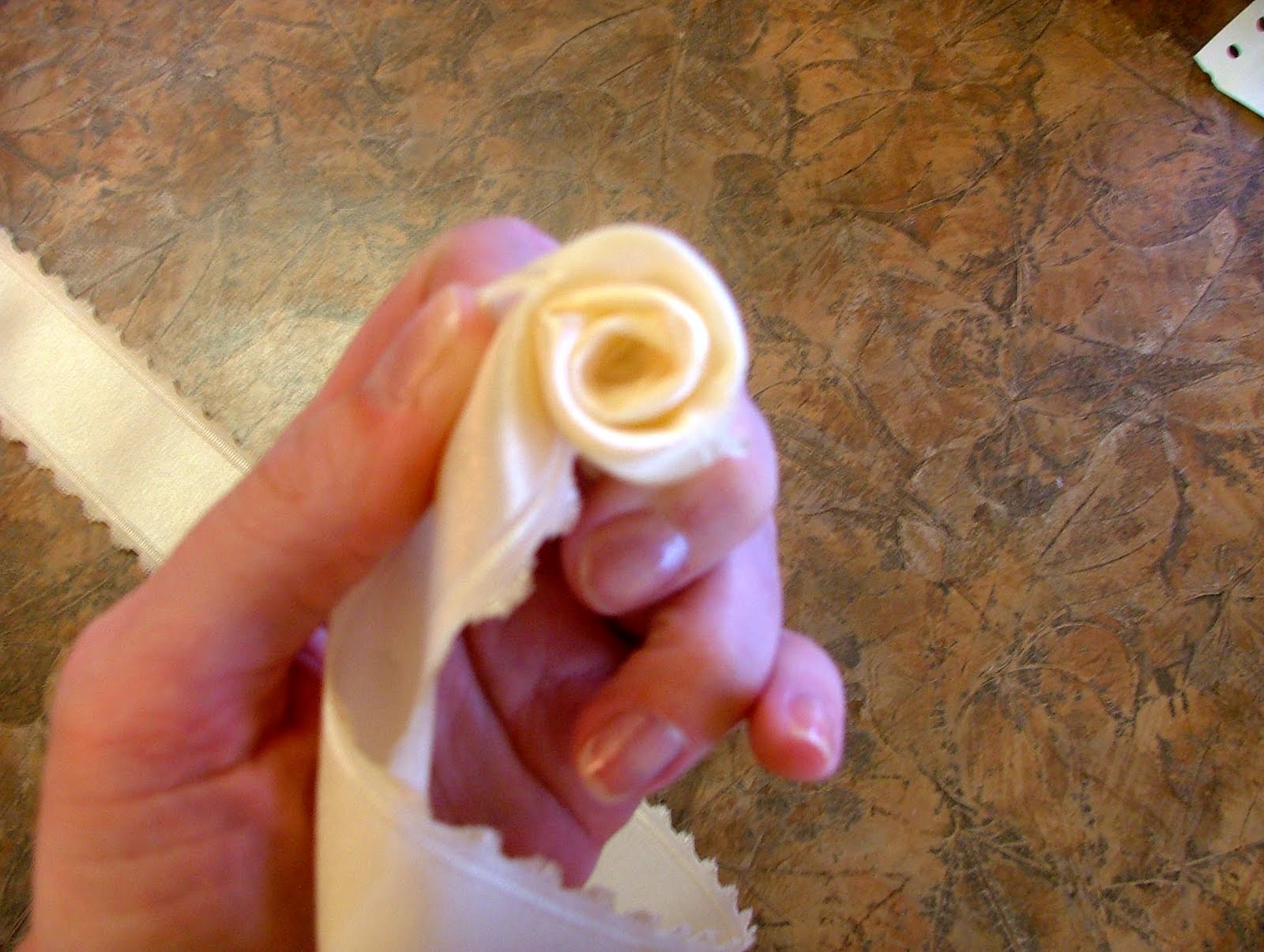 Andrea's Bow Cottage: Ribbon Roses