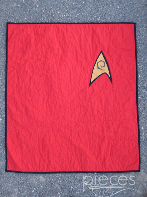 Pieces by Polly: Star Trek Baby Quilt - For the Boys Blog Hop