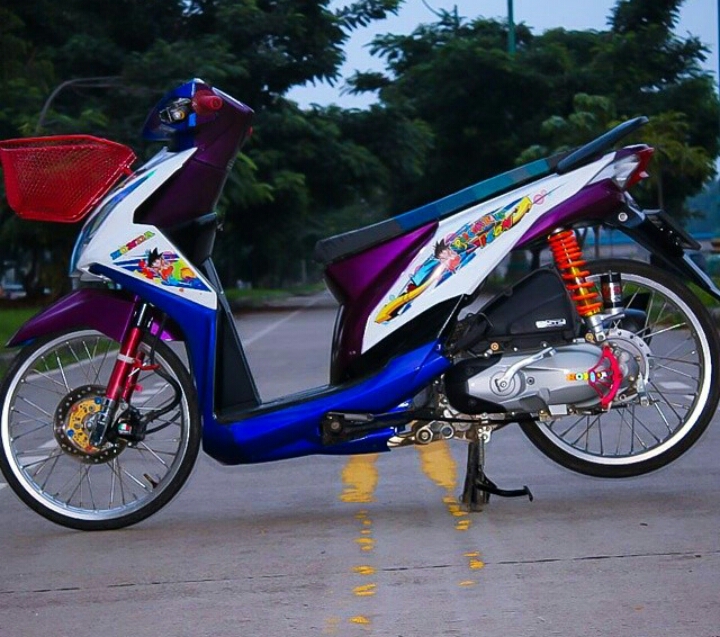 21 Foto Modifikasi Honda Beat FI Terupdate