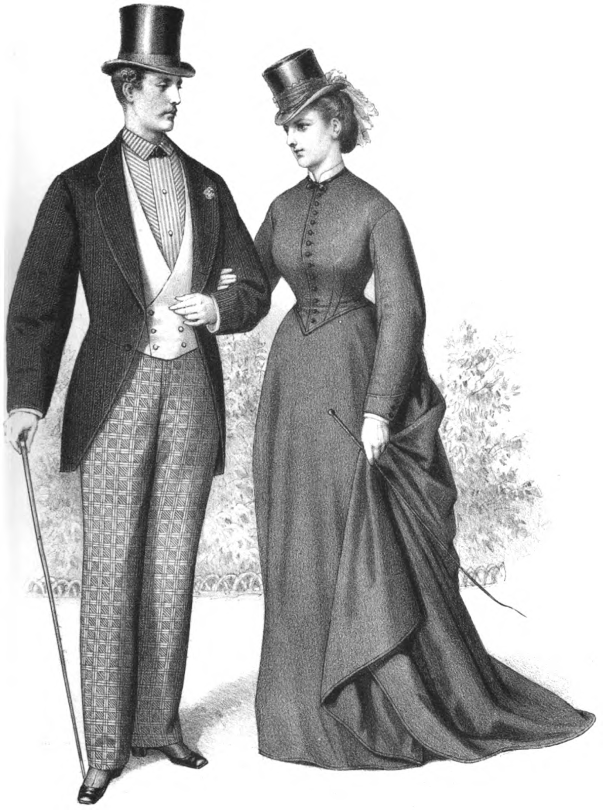 19th Century Historical Tidbits: 1873 Fashions