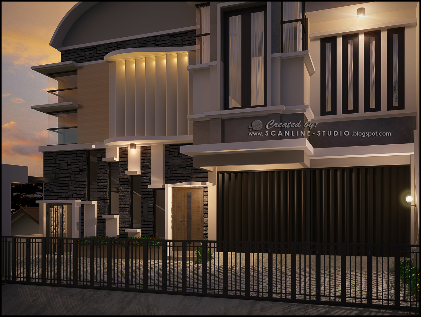 Scanline Art Gallery: BOUTIQUE HOUSE - Boarding House mrs Hendra