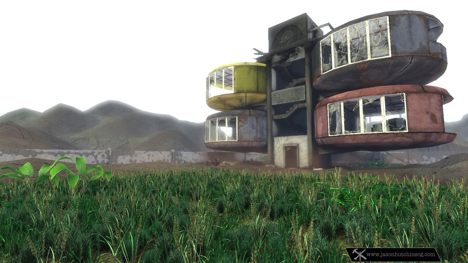 H.I.A.T. - Hey, I abandoned that!: Sanzhi UFO houses