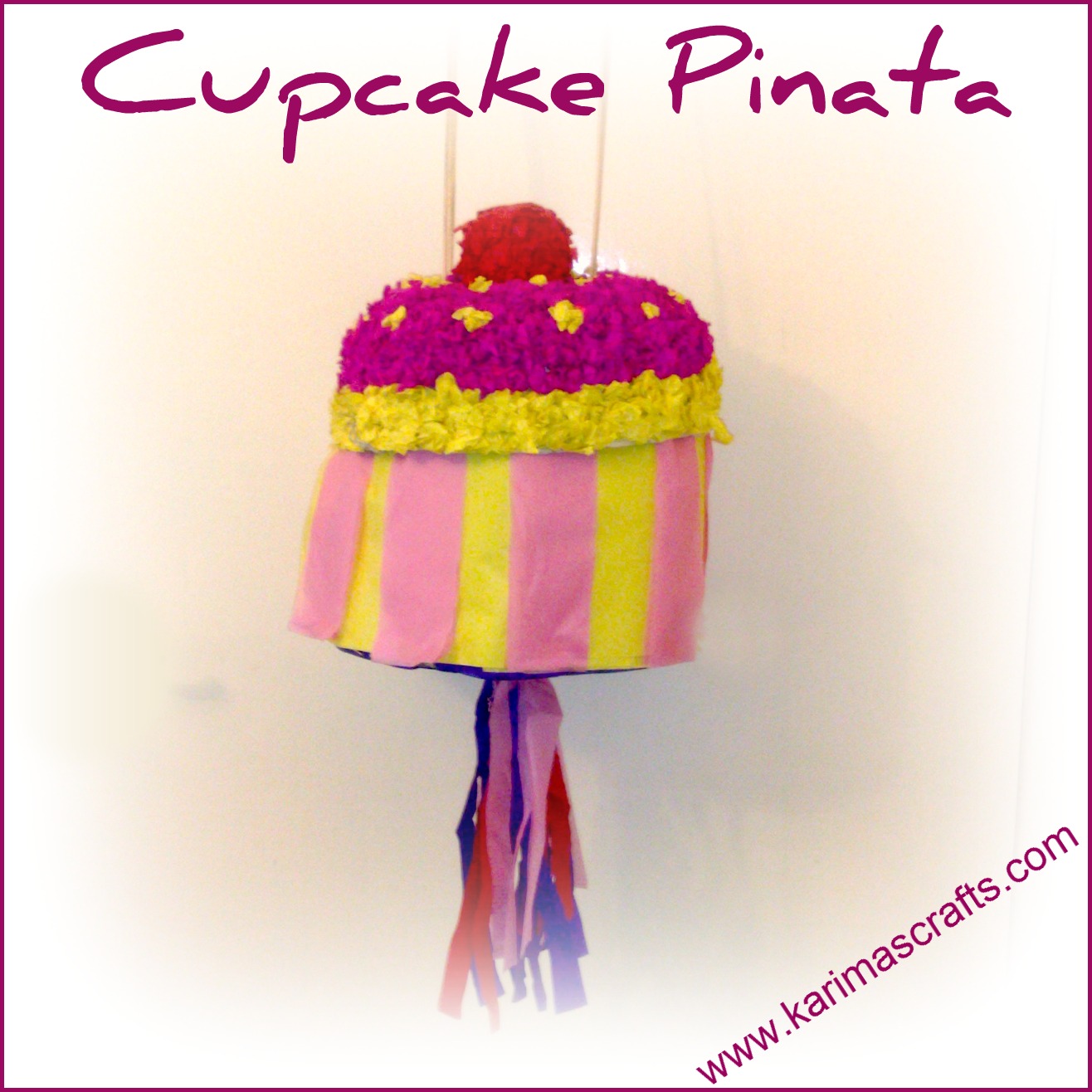 Karima's Crafts: Cupcake Pinata Tutorial