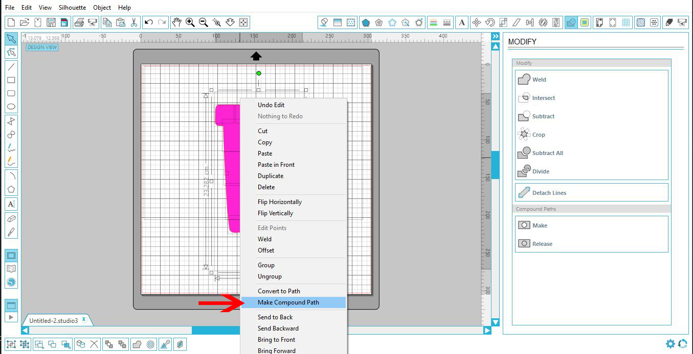 How to fill text with a cuttable pattern | Design Bundles