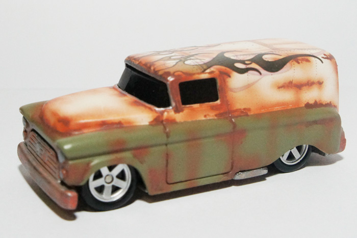 HWCustom: 56 Chevy stepside - delivery (Rusty)