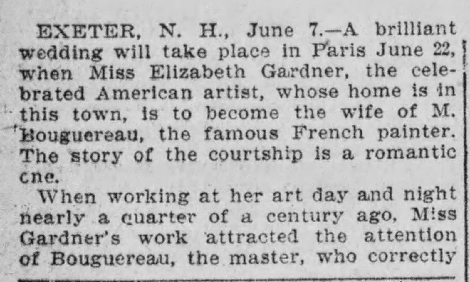 AnceStory Archives: Elizabeth Gardner Bouguereau