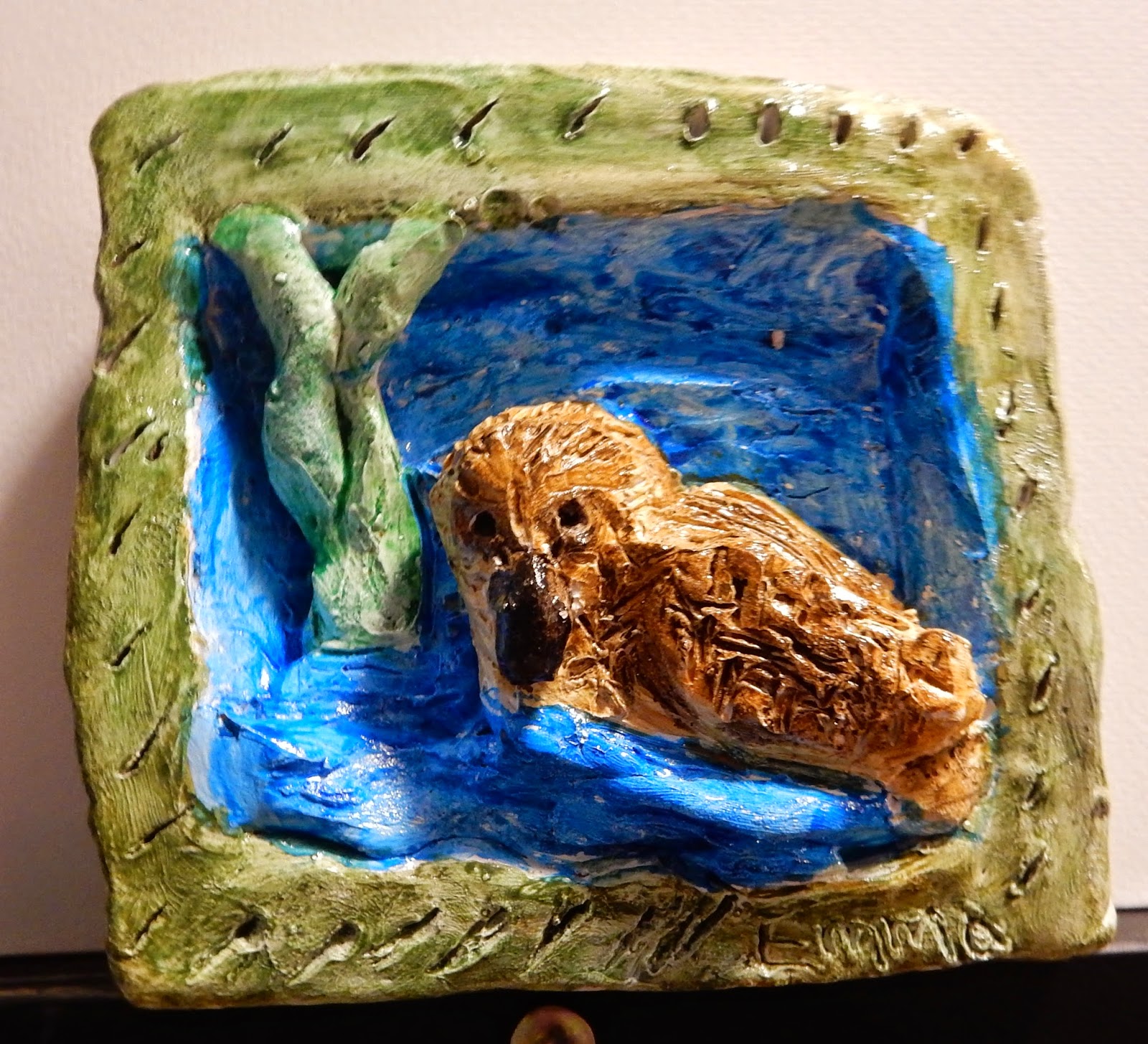 Doodlebug Dabblings: Bas-Relief clay tiles