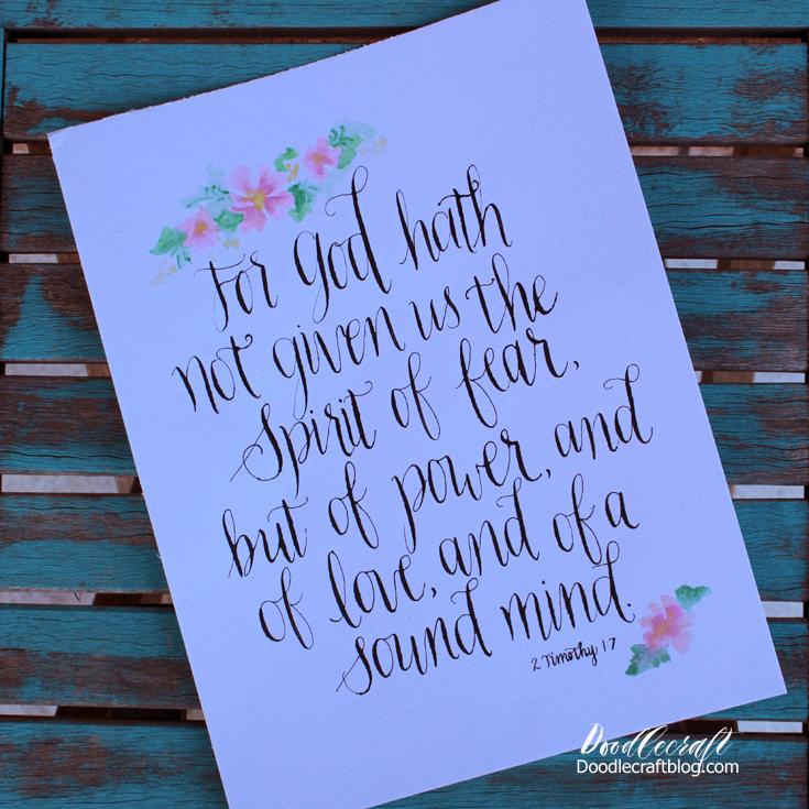 Scripture and Watercolor Freebies!