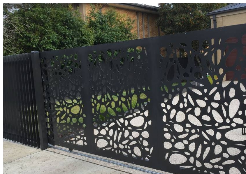 chapas caladas decorativas, chapas caladas artisticas, chapa perforada ...