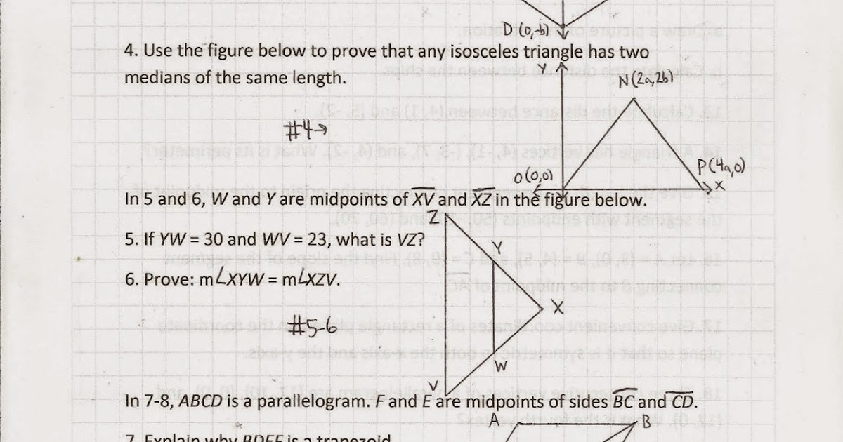 Geometry, Common Core Style: Chapter 11 Test (Day 120)