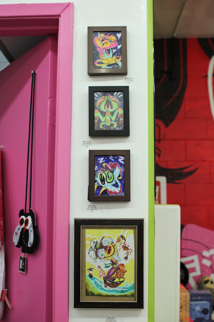 Q POP Shop and Mini Gallery: Sloths!