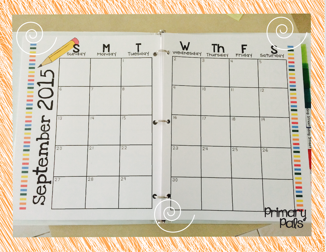 Primary Pals: The ULTIMATE Lesson Plan Book