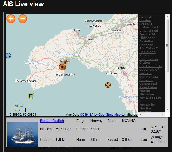 Through the Gaps! - Newlyn Fishing News: AIS live tracking around Mount ...