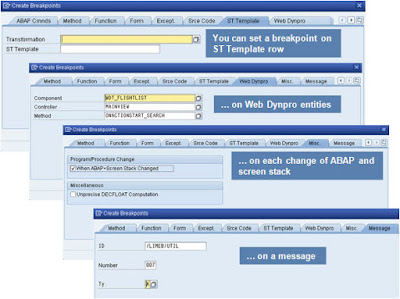 SAP ABAP Central: News in ABAP Debugger Breakpoints and Watchpoints ,Statement Debugging