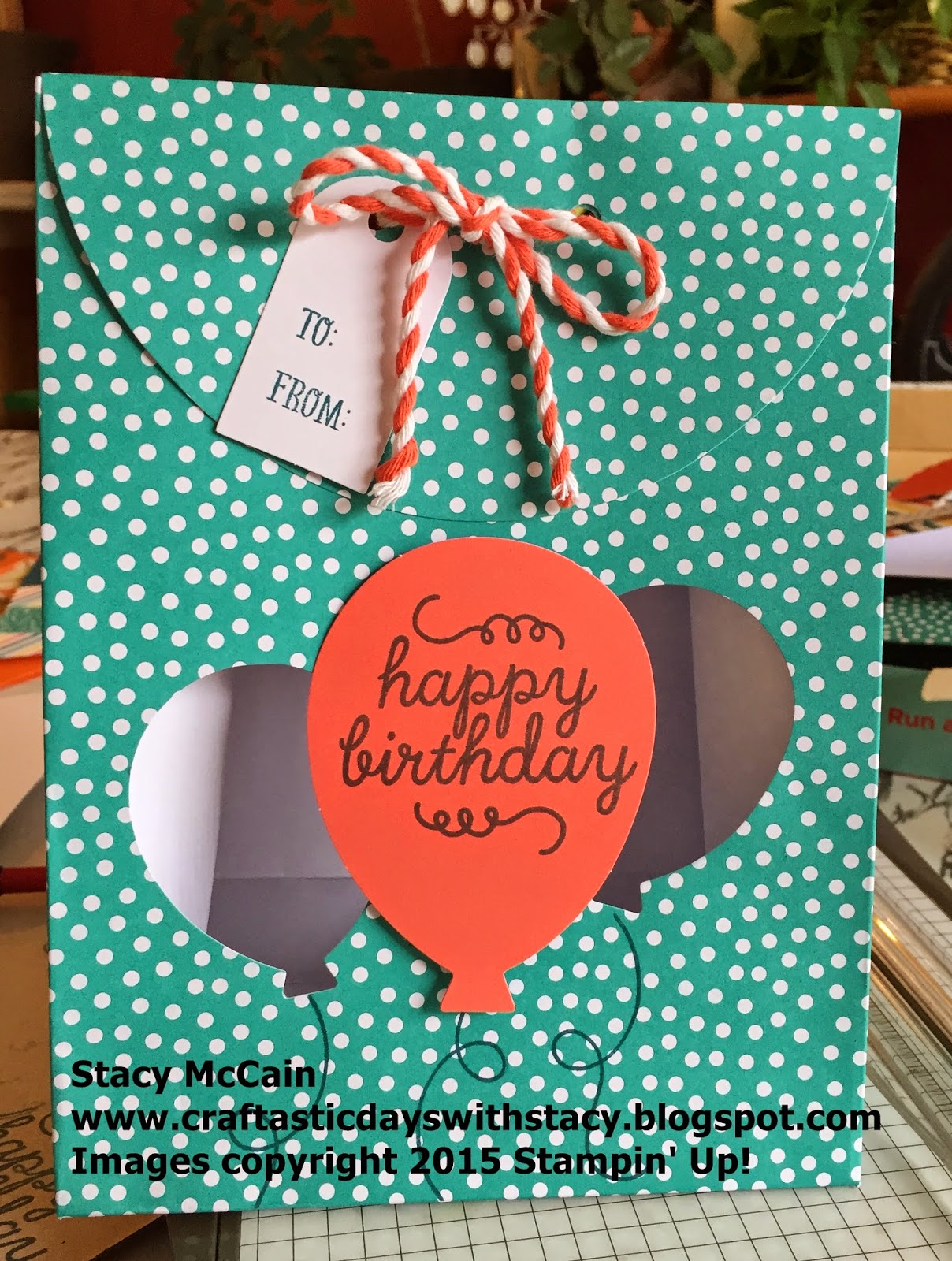 Craftastic Days with Stacy: May 2015 Paper Pumpkin - Birthday Bundle Bags