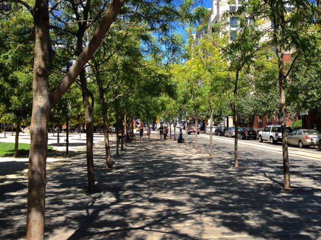 Portland Downtown Living: Jamison boardwalk