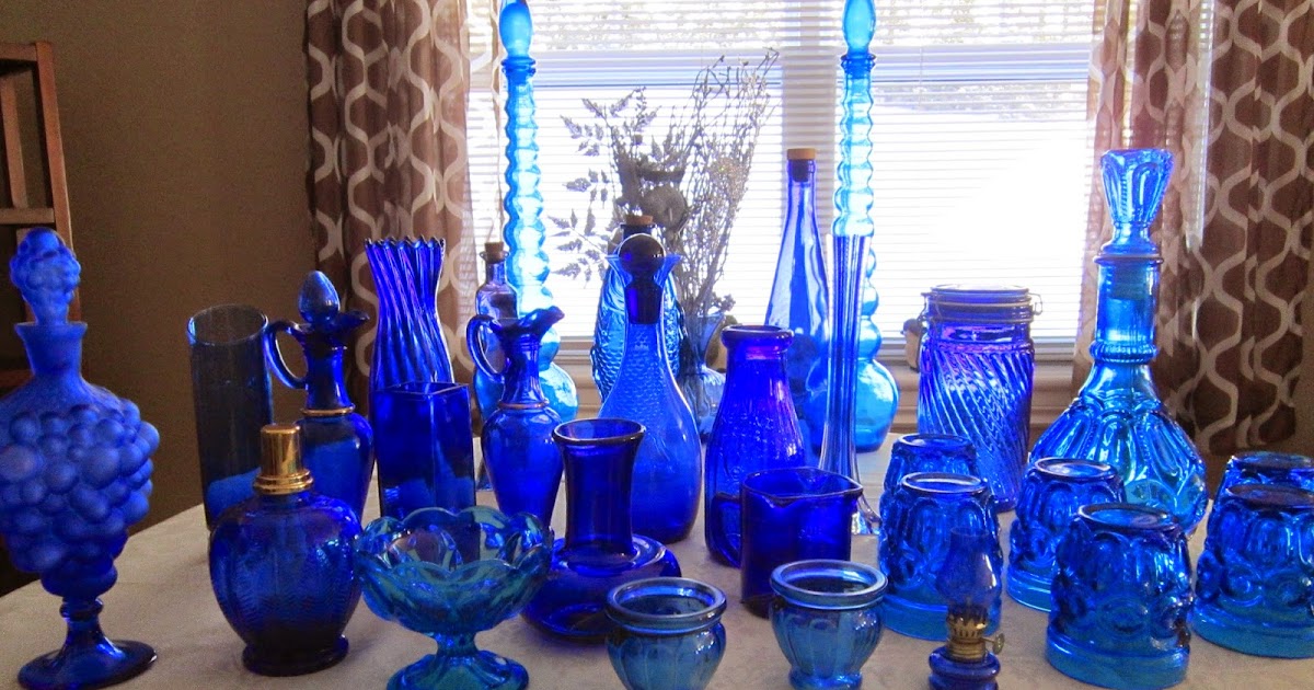 Thelma's Days: Beautiful Blue Glass