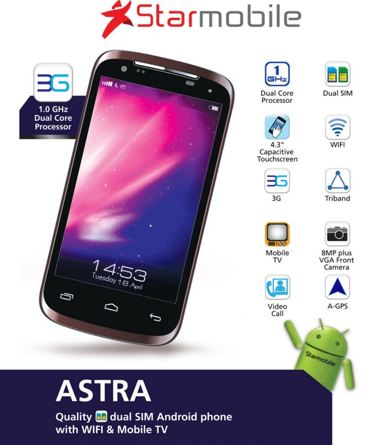 Starmobile ASTRA: Price, Specs, Features and Availability