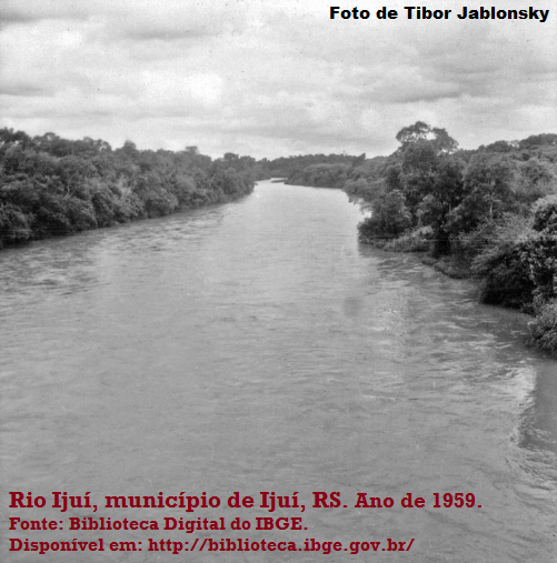 IJUÍ - RS - Memória Virtual: Rio Ijuí - no ano de 1959