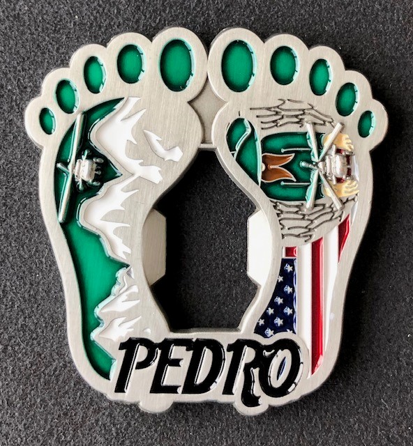 THE USAF RESCUE COLLECTION: USAF Pedro / Green Feet Challenge Coin