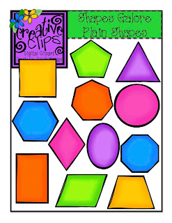 The Creative Chalkboard: {Free} Puzzle Piece Clipart and NEW Shape Set!
